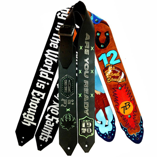 Top Quality Leather Guitar Straps, Replica and Custom Guitar Straps ...