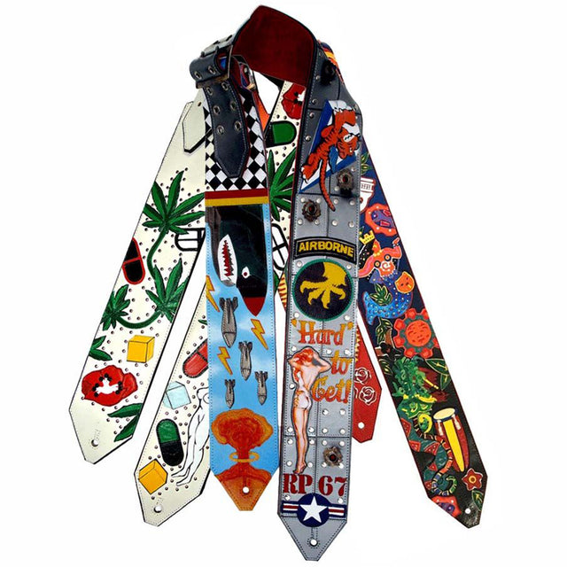 Top Quality Leather Guitar Straps, Replica and Custom Guitar Straps ...