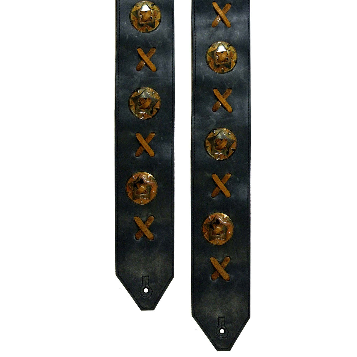 Blue Rusted Guitar Strap – jerihartstraps