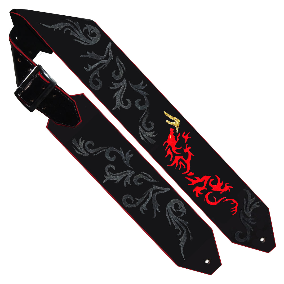 Franco Dragon Custom Guitar Strap – jerihartstraps