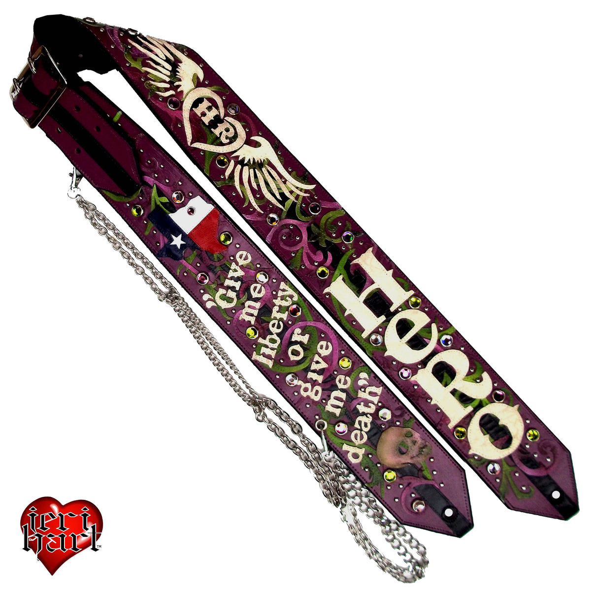 Hero Custom Guitar Strap – jerihartstraps