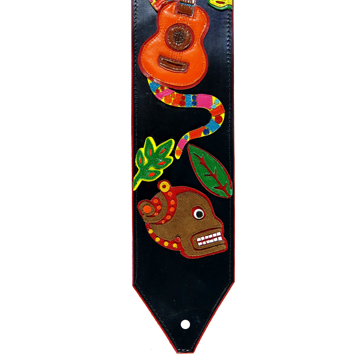 OOAK 3.5" Santana-Michael Rios Style Custom Guitar Strap – jerihartstraps