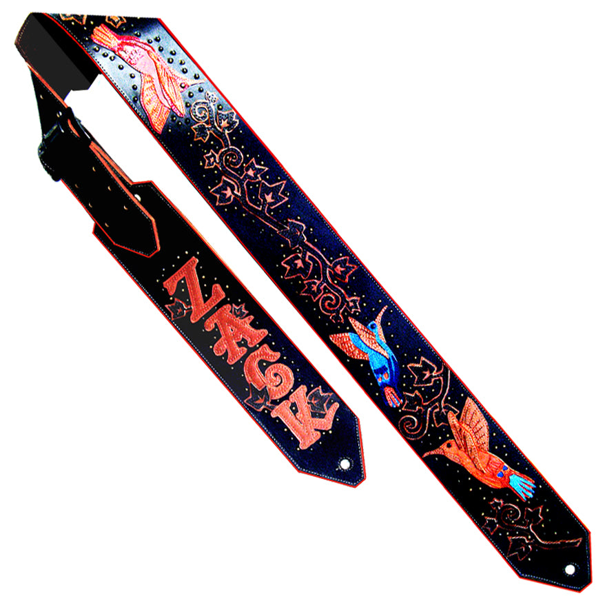 Hummingbird Custom Guitar Strap – jerihartstraps