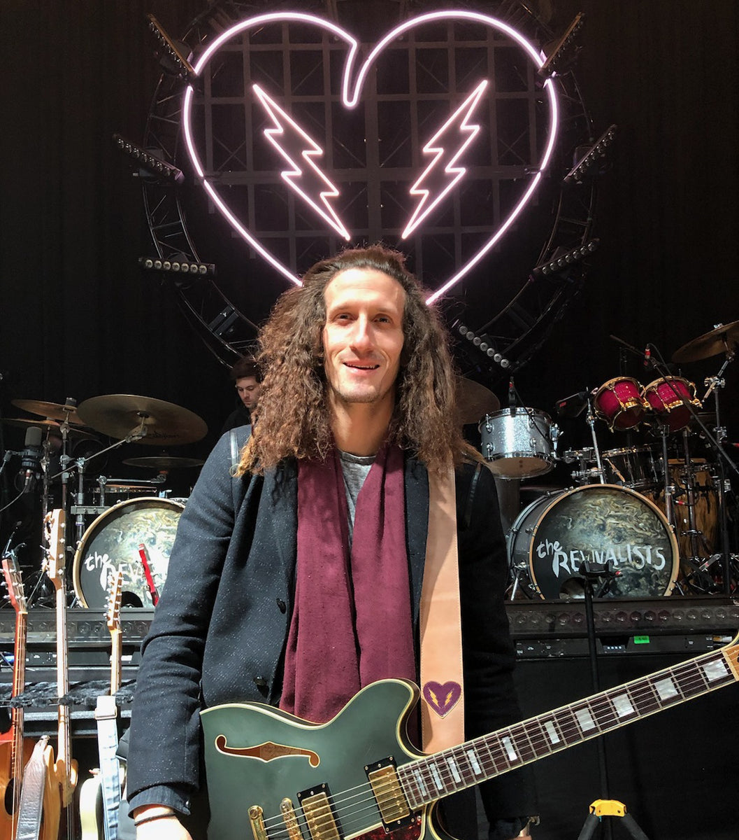 David Shaw - The Revivalists - Custom Guitar Strap – jerihartstraps