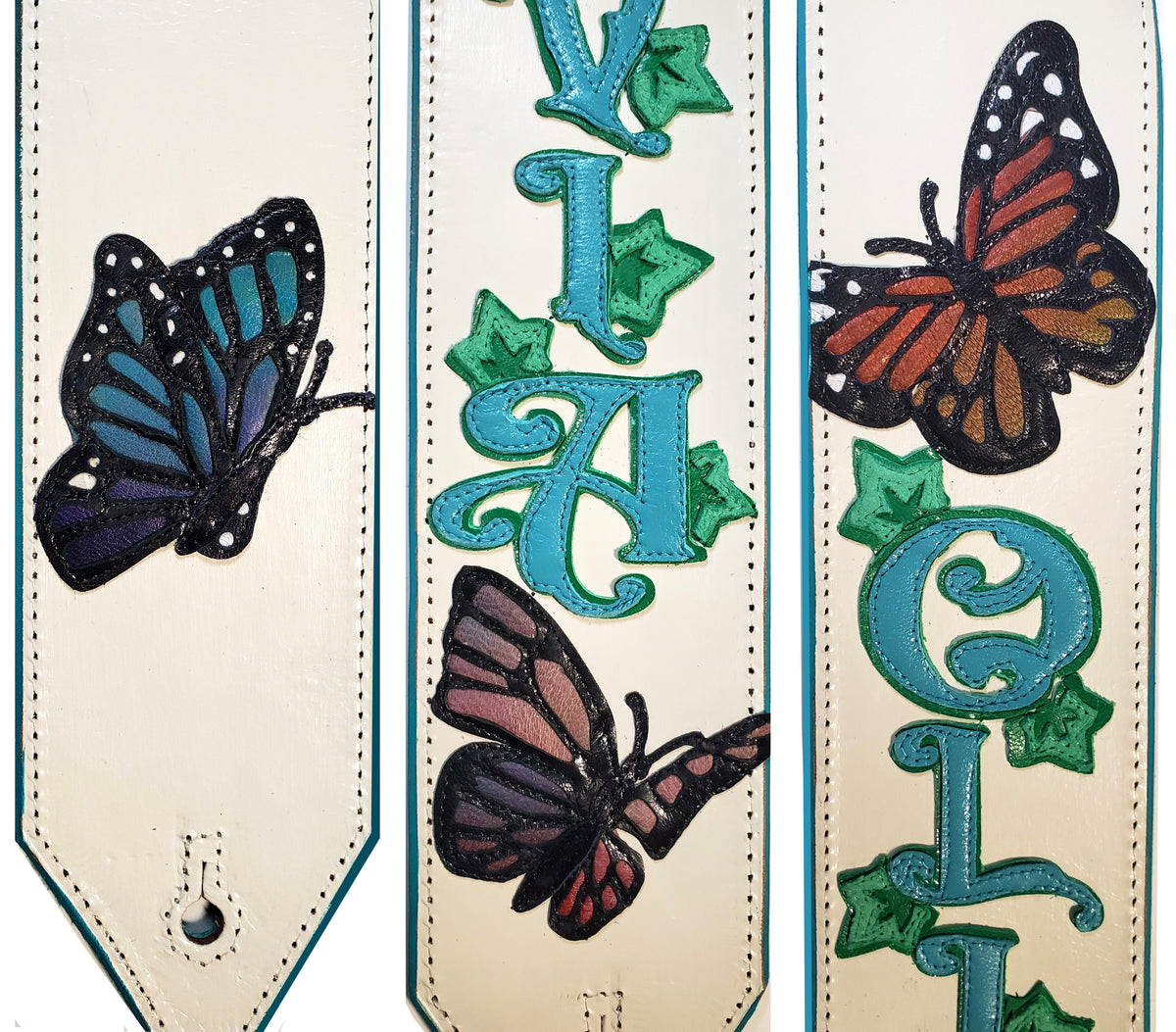 Olivia Custom Name Guitar Strap – jerihartstraps