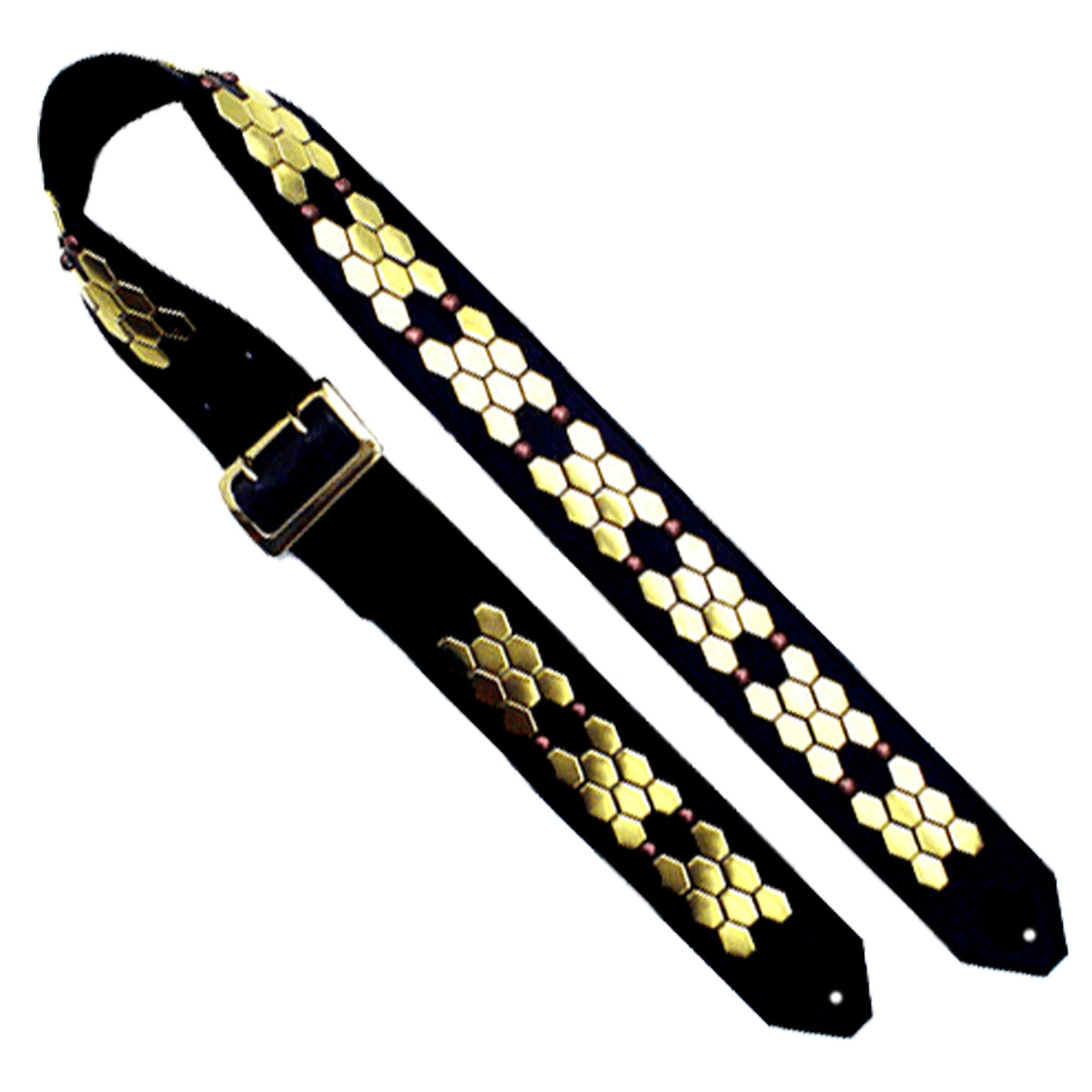 Randy Rhoads "Hexagon" Replica Guitar Strap – jerihartstraps