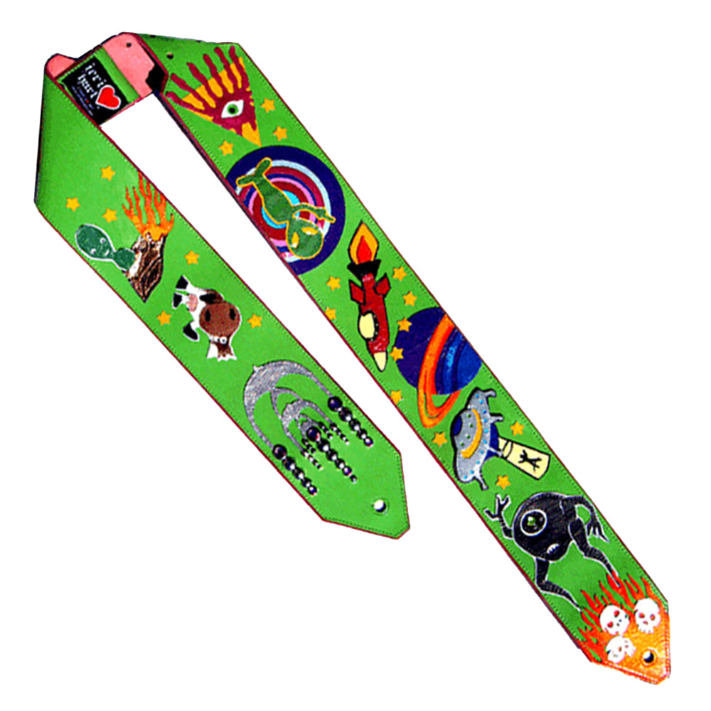 Aliens Custom Guitar Strap – jerihartstraps