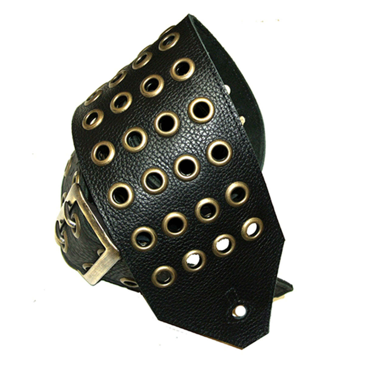 "Bullet Holes" Wide Black Eyelet Strap – jerihartstraps