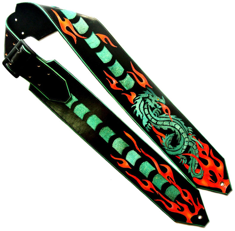 Oxidized Copper Dragon Custom Strap – jerihartstraps