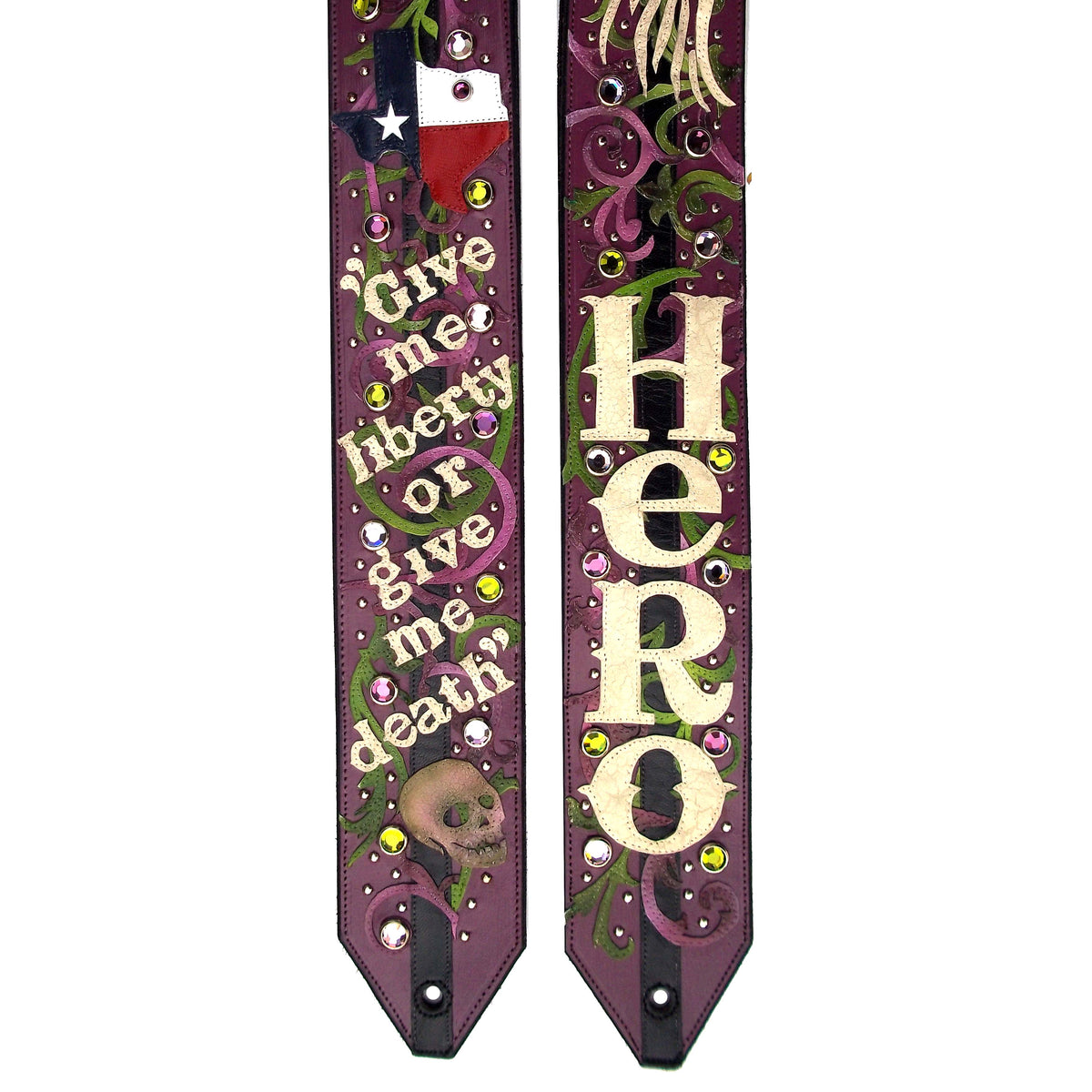 Hero Custom Guitar Strap – jerihartstraps