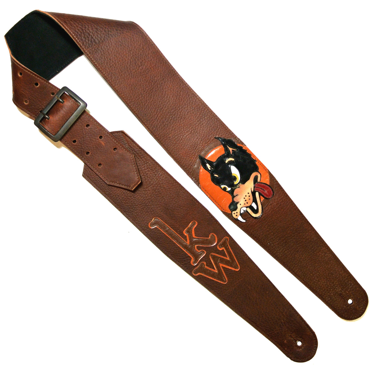 Garcia's Wolf Custom Guitar Strap – jerihartstraps